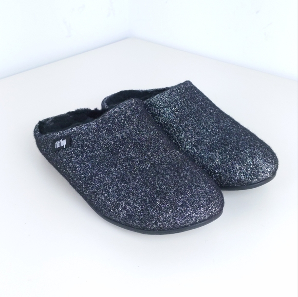Fitflop | Shoes | Fitflop Womens Chrissie Glimmerwool Shearling Lined ...